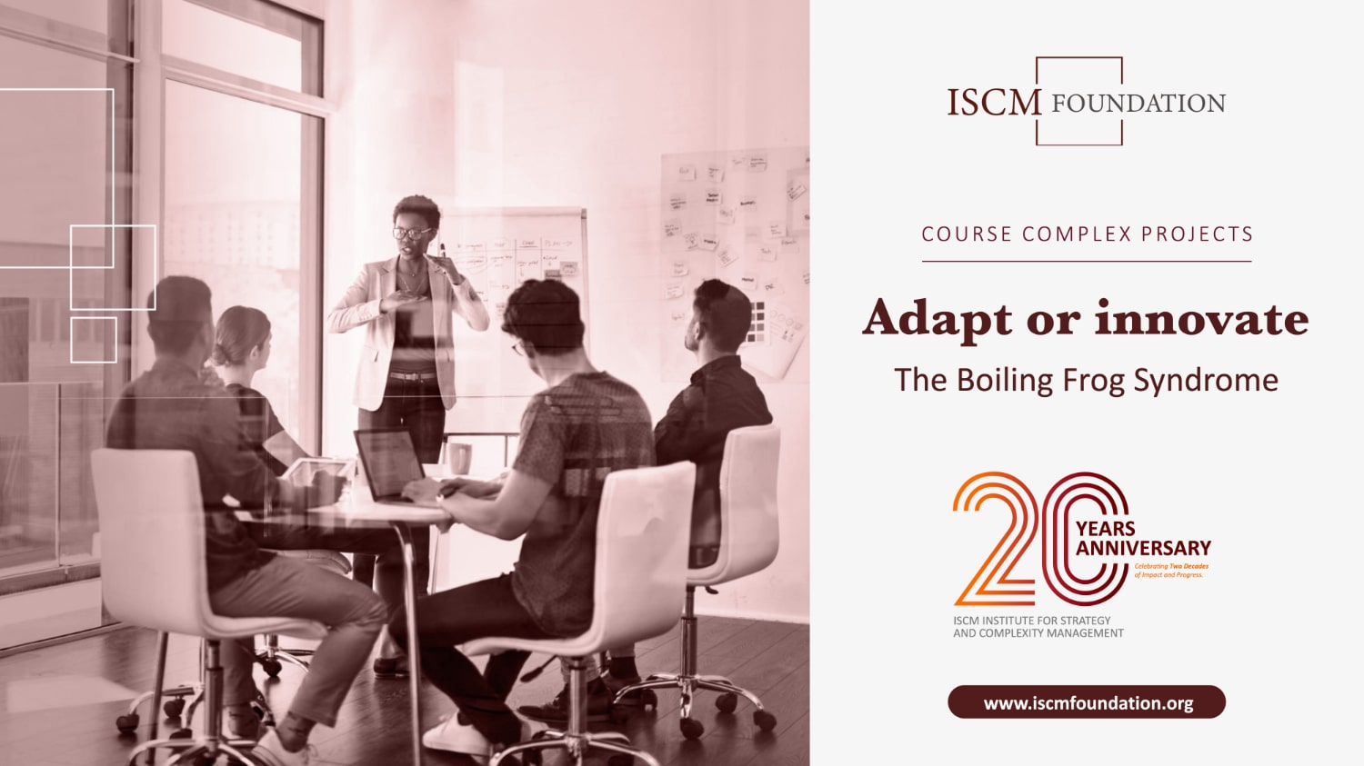 عرض تقديمي - استعارة الضفدع المغلي | ISCM Foundation